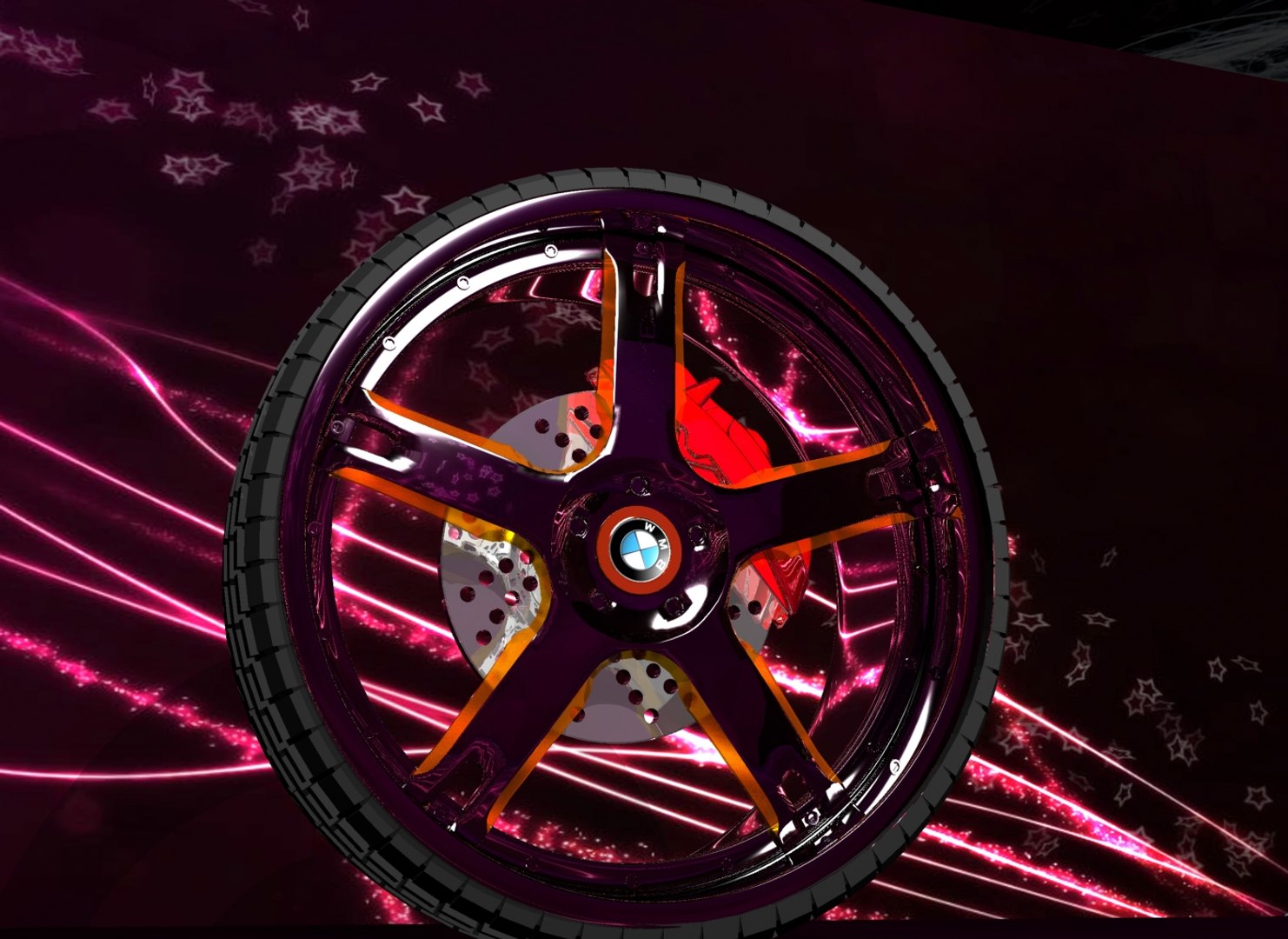 3d model of tuning wheel rim chameleon