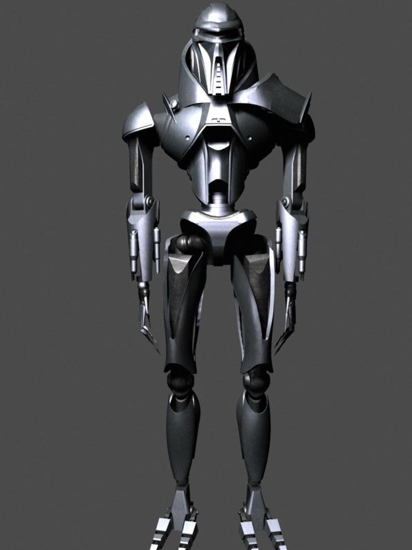 3d Scary Robot