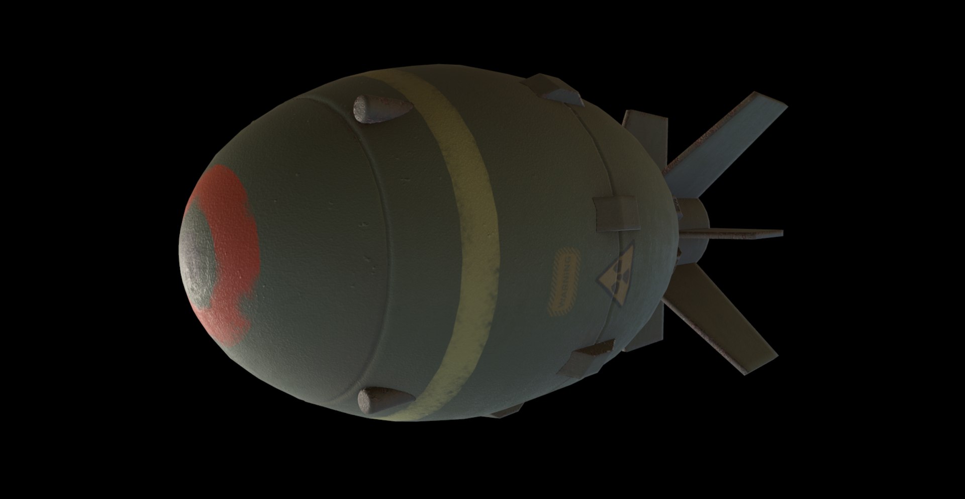 Atomic Bomb 01 3D Model - TurboSquid 2275637