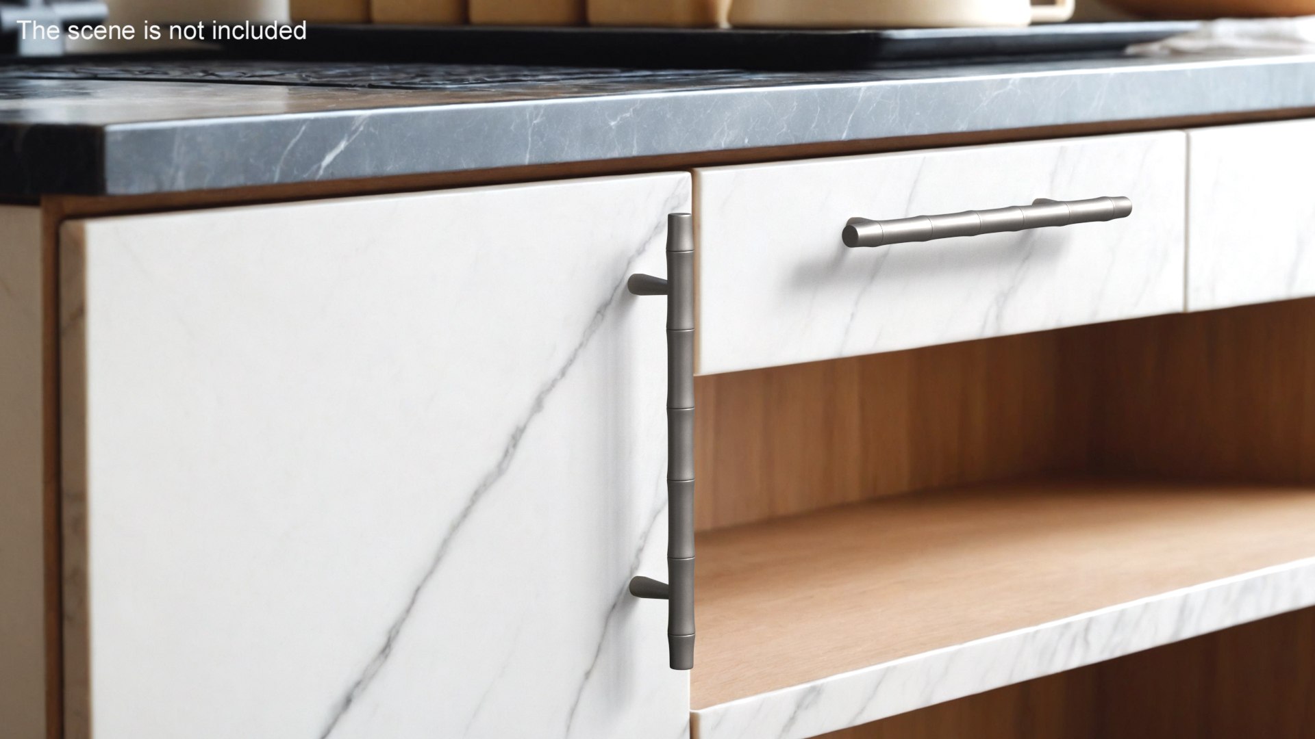 Kitchen Cabinet Handle T-Bar Designed Silver Model - TurboSquid 2220596