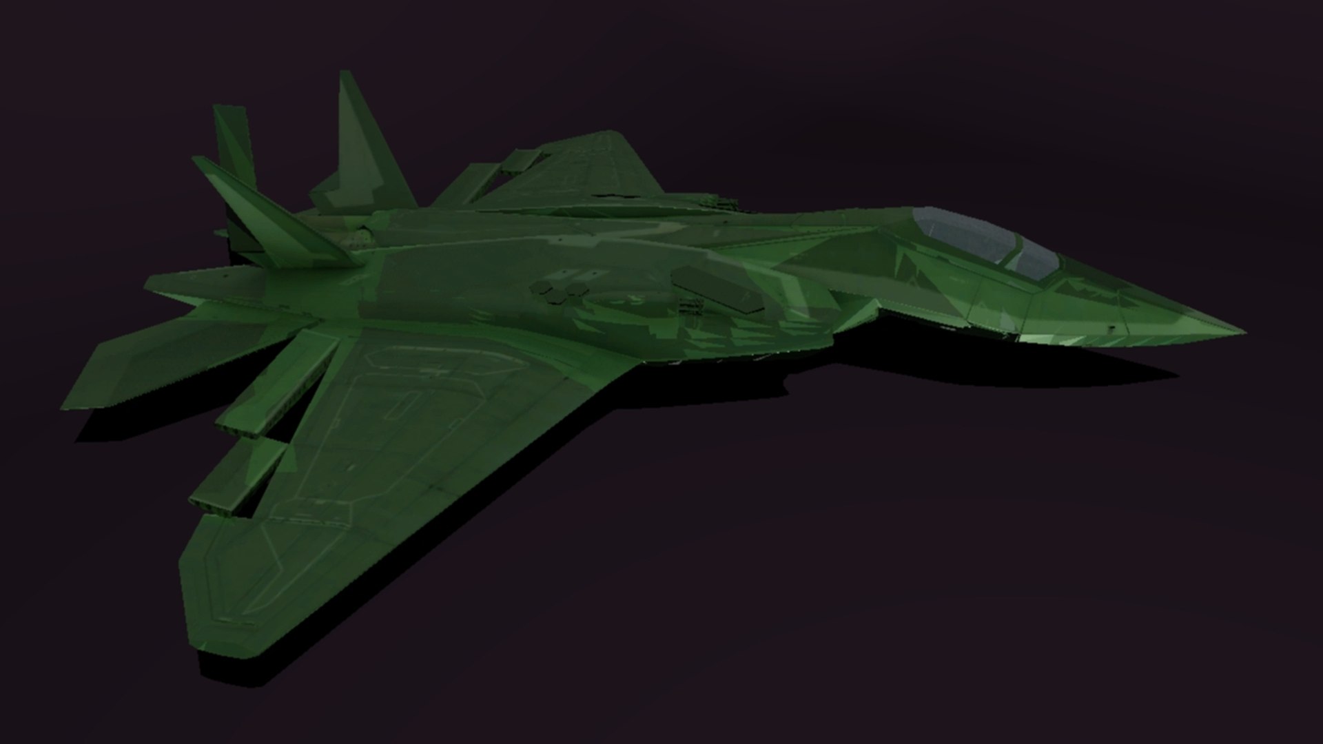 Aircraft Razor Fighter 3D Model - TurboSquid 1204340
