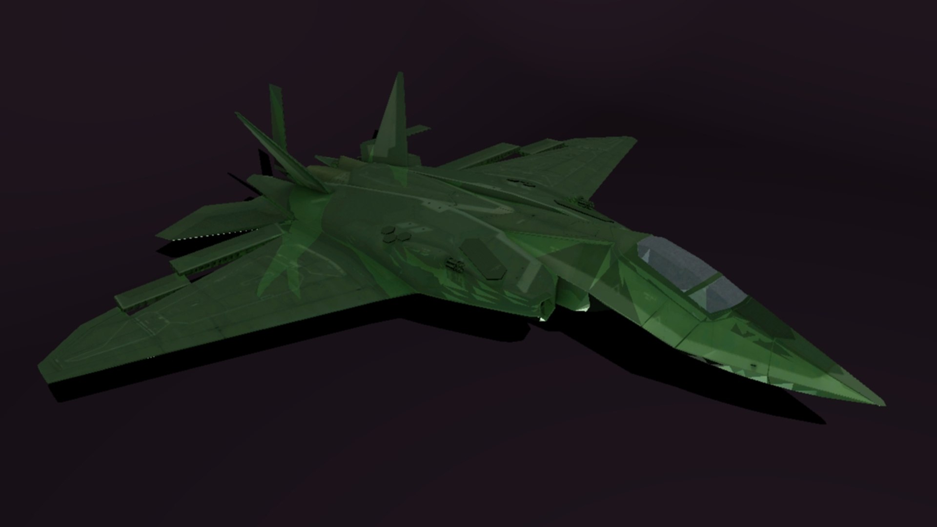 Aircraft Razor Fighter 3D Model - TurboSquid 1204340