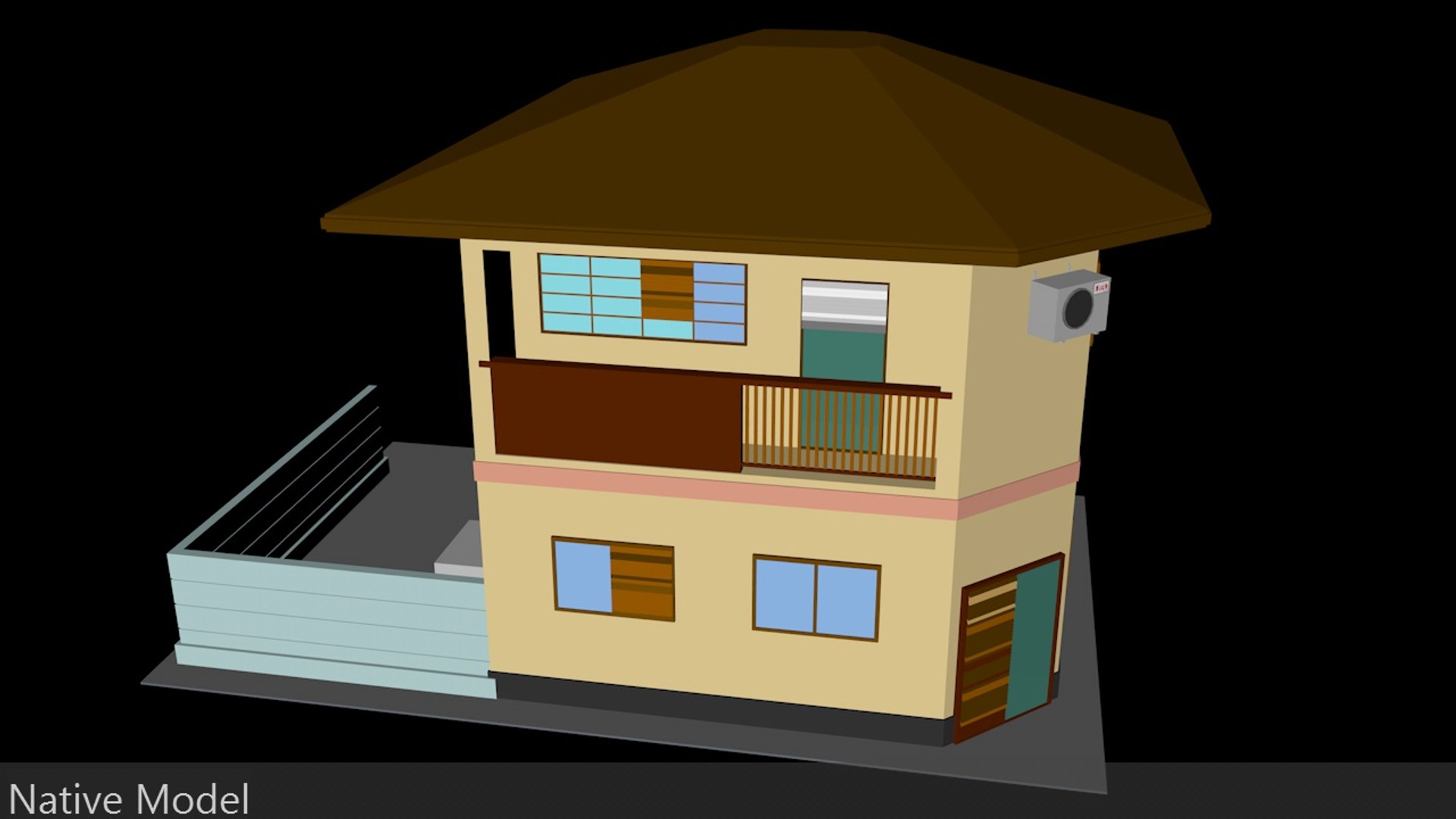 3D Japanese Suburban Rural House 1 - TurboSquid 1412737
