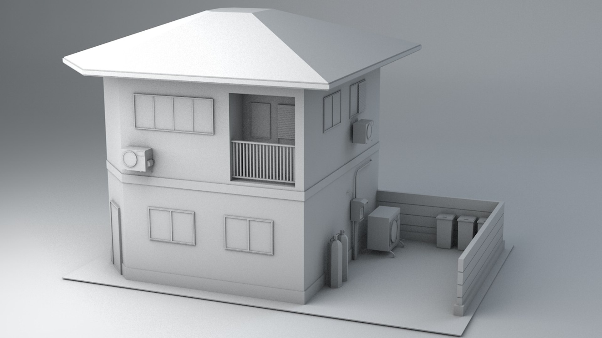 3D Japanese Suburban Rural House 1 - TurboSquid 1412737