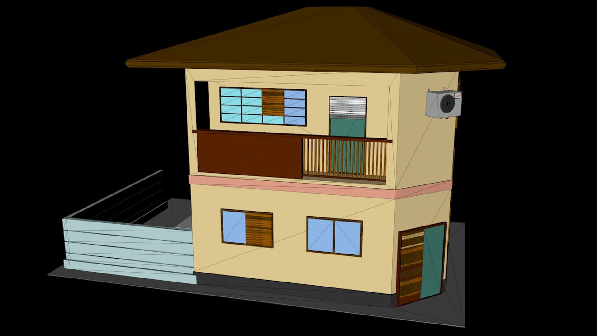 3D Japanese Suburban Rural House 1 - TurboSquid 1412737