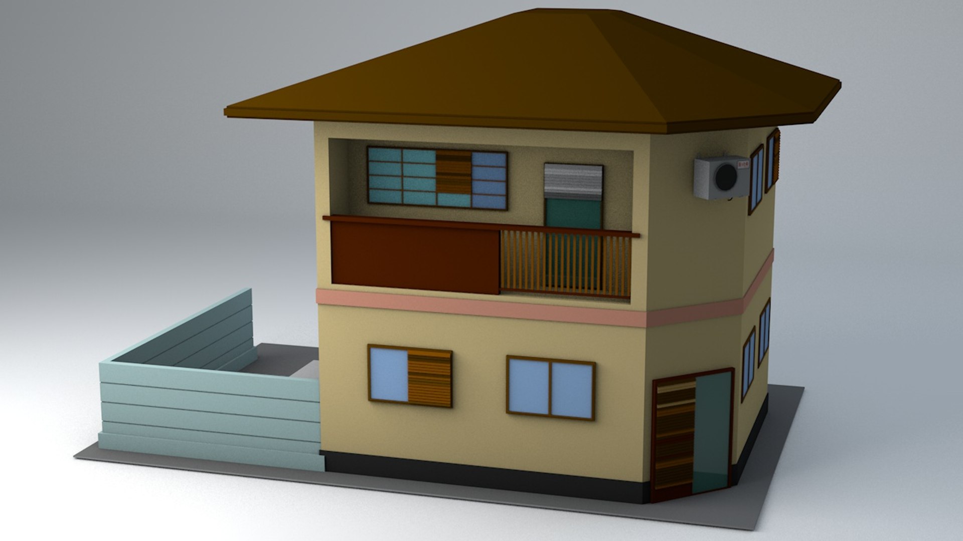 3D Japanese Suburban Rural House 1 - TurboSquid 1412737