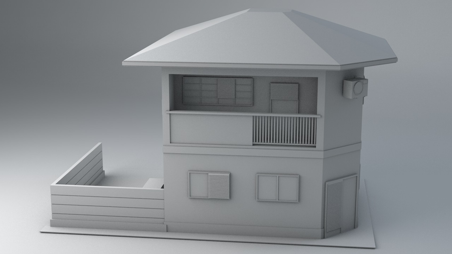 3D Japanese Suburban Rural House 1 - TurboSquid 1412737