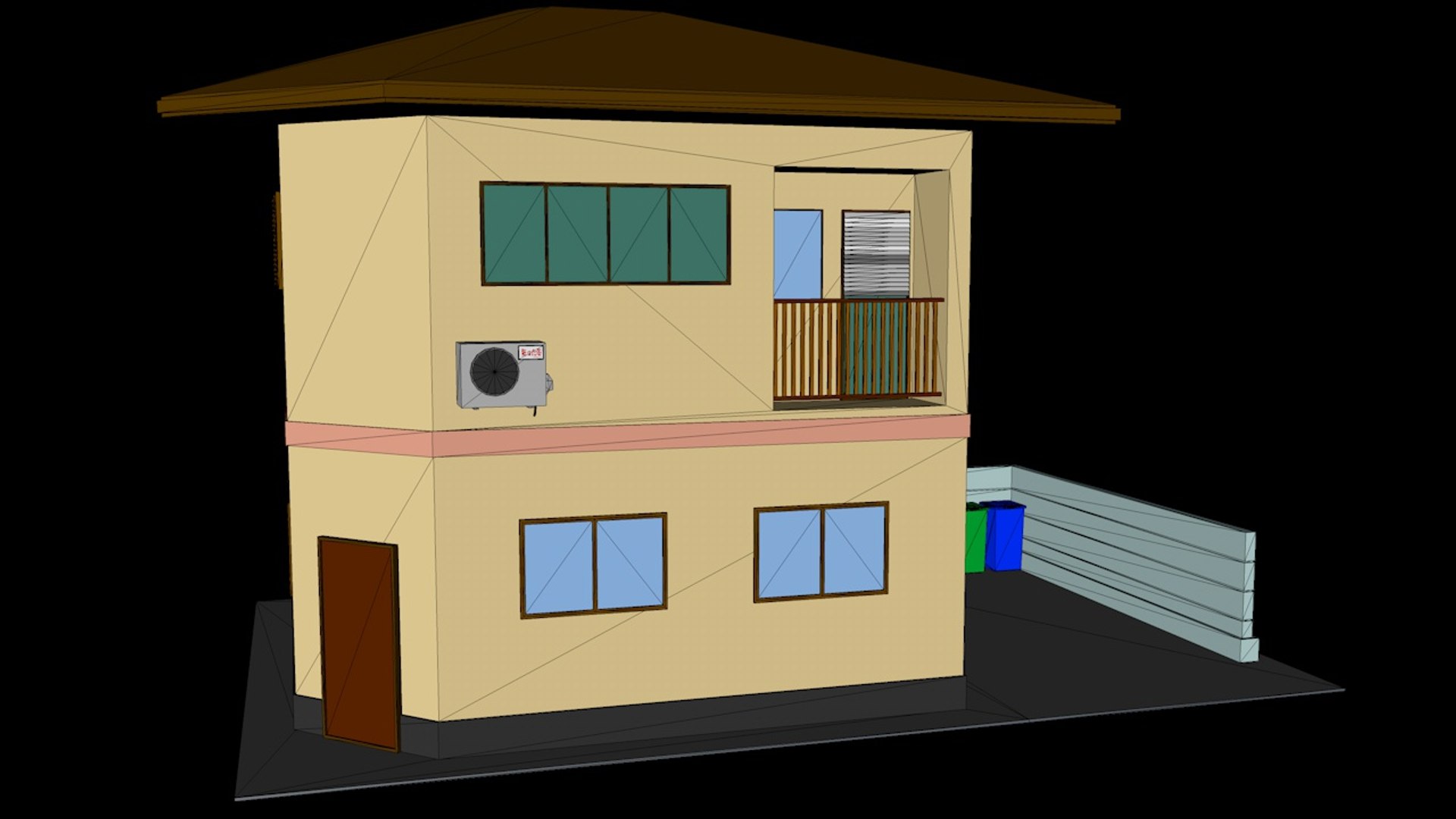 3D Japanese Suburban Rural House 1 - TurboSquid 1412737