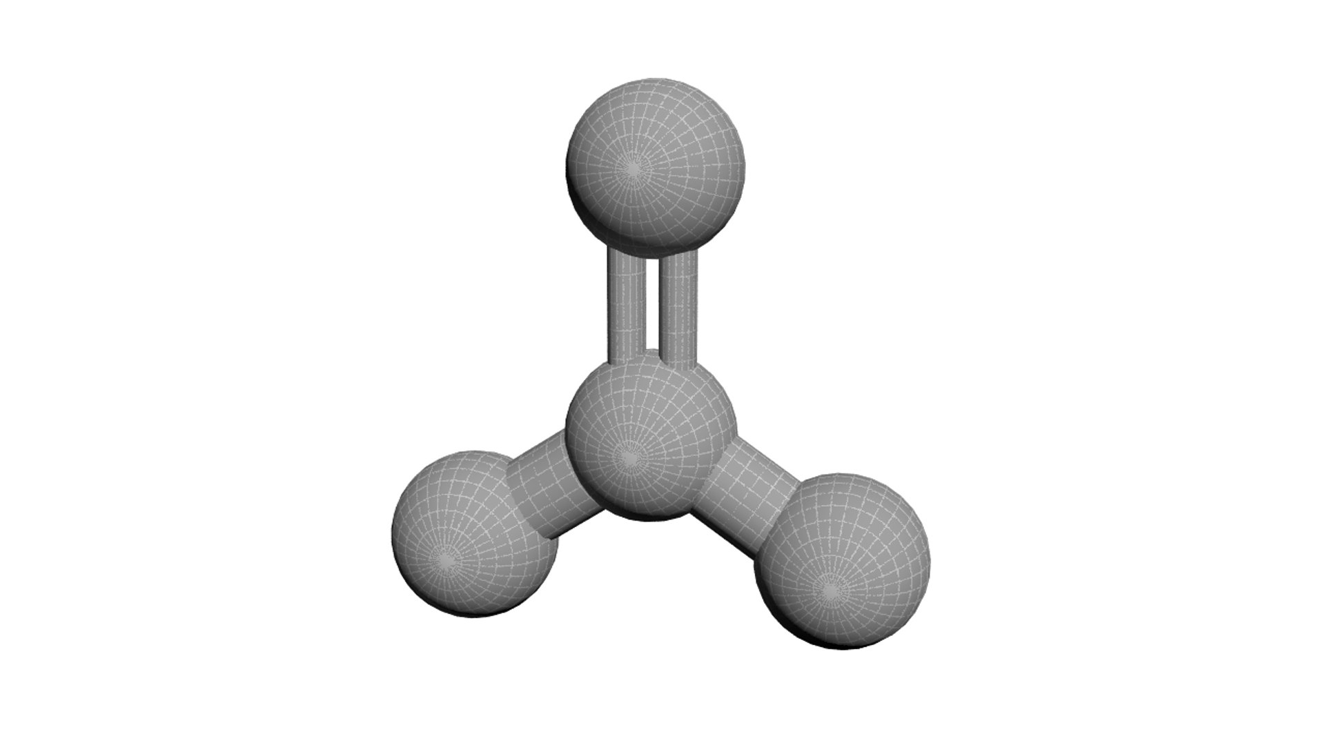 Ch2o Formaldehyde 3D Model - TurboSquid 1424336