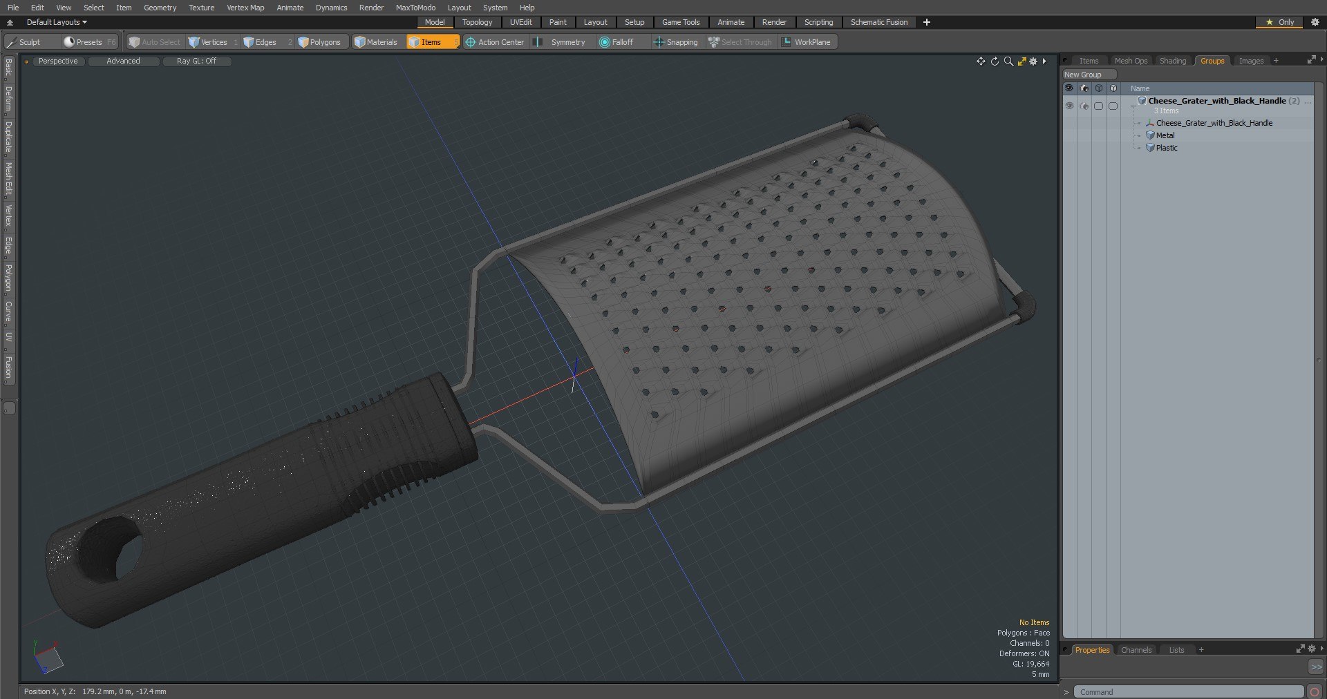 3D Model Cheese Grater With Black Handle - TurboSquid 2143530