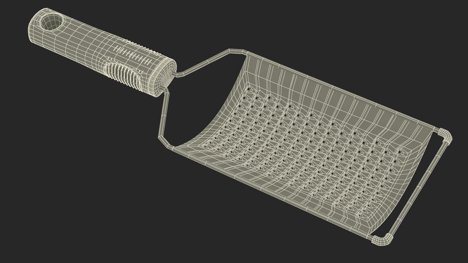 3D Model Cheese Grater With Black Handle - TurboSquid 2143530