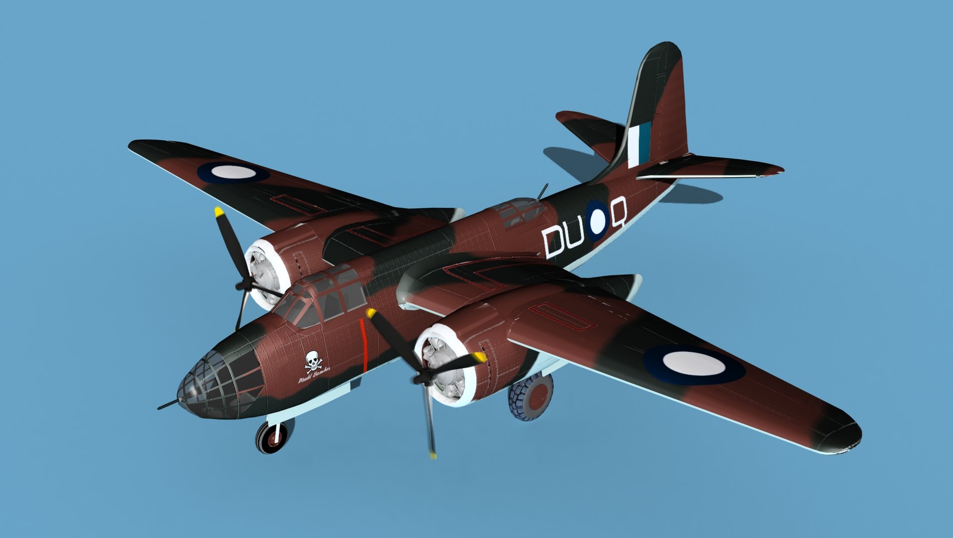 Douglas DB-7 Boston Mk I V05 RAAF 3D - TurboSquid 1917730