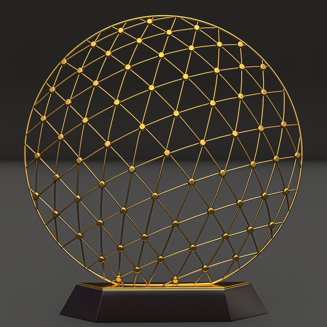 Wire Frame Sphere Model - TurboSquid 2115737