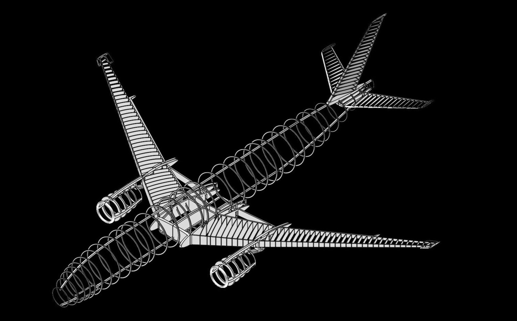 China-russia Aircraft Solid Assembly 3D Model - TurboSquid 1404230