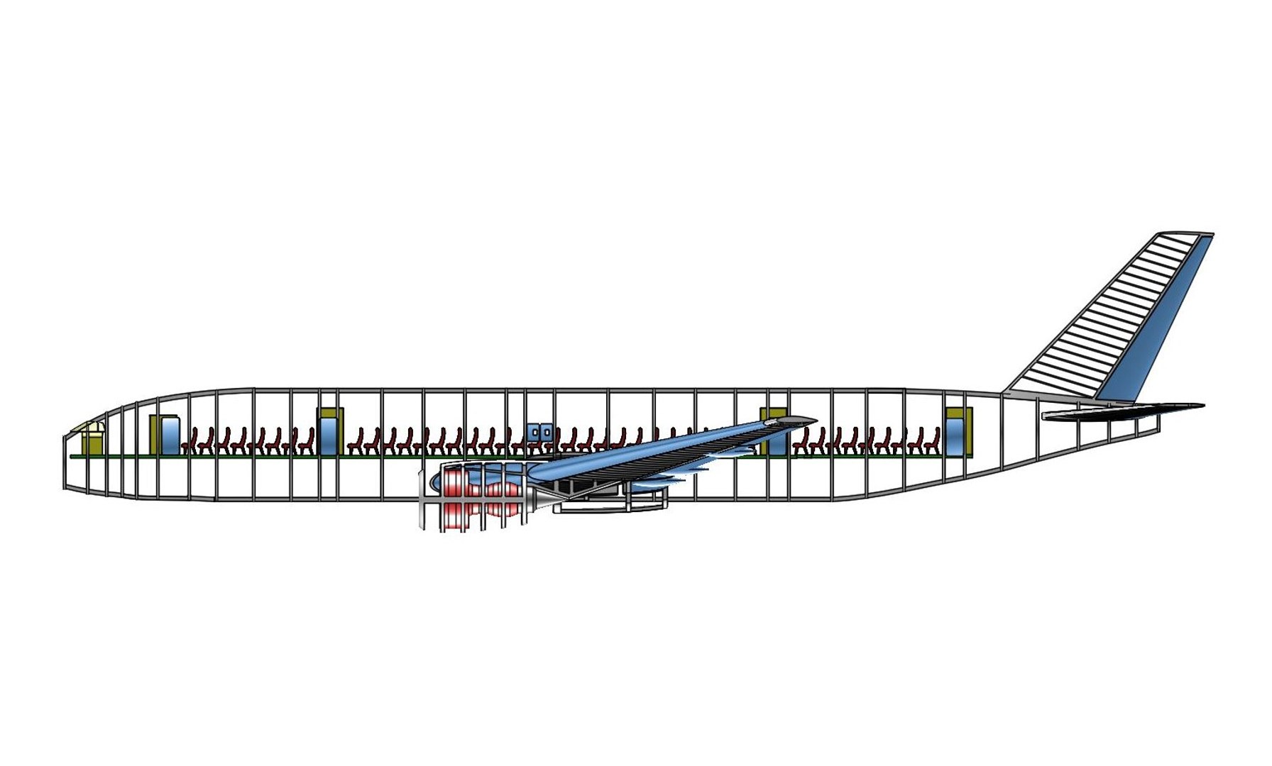 China-russia Aircraft Solid Assembly 3D Model - TurboSquid 1404230
