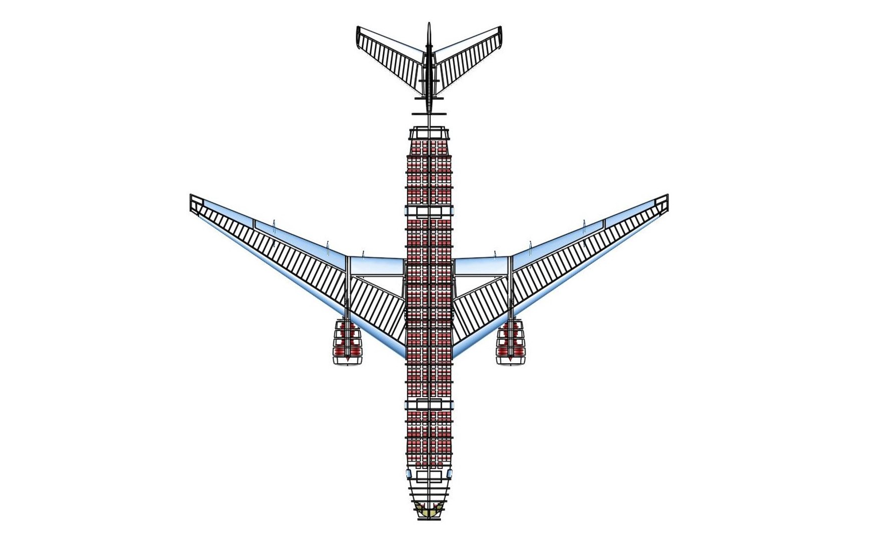 China-russia Aircraft Solid Assembly 3D Model - TurboSquid 1404230