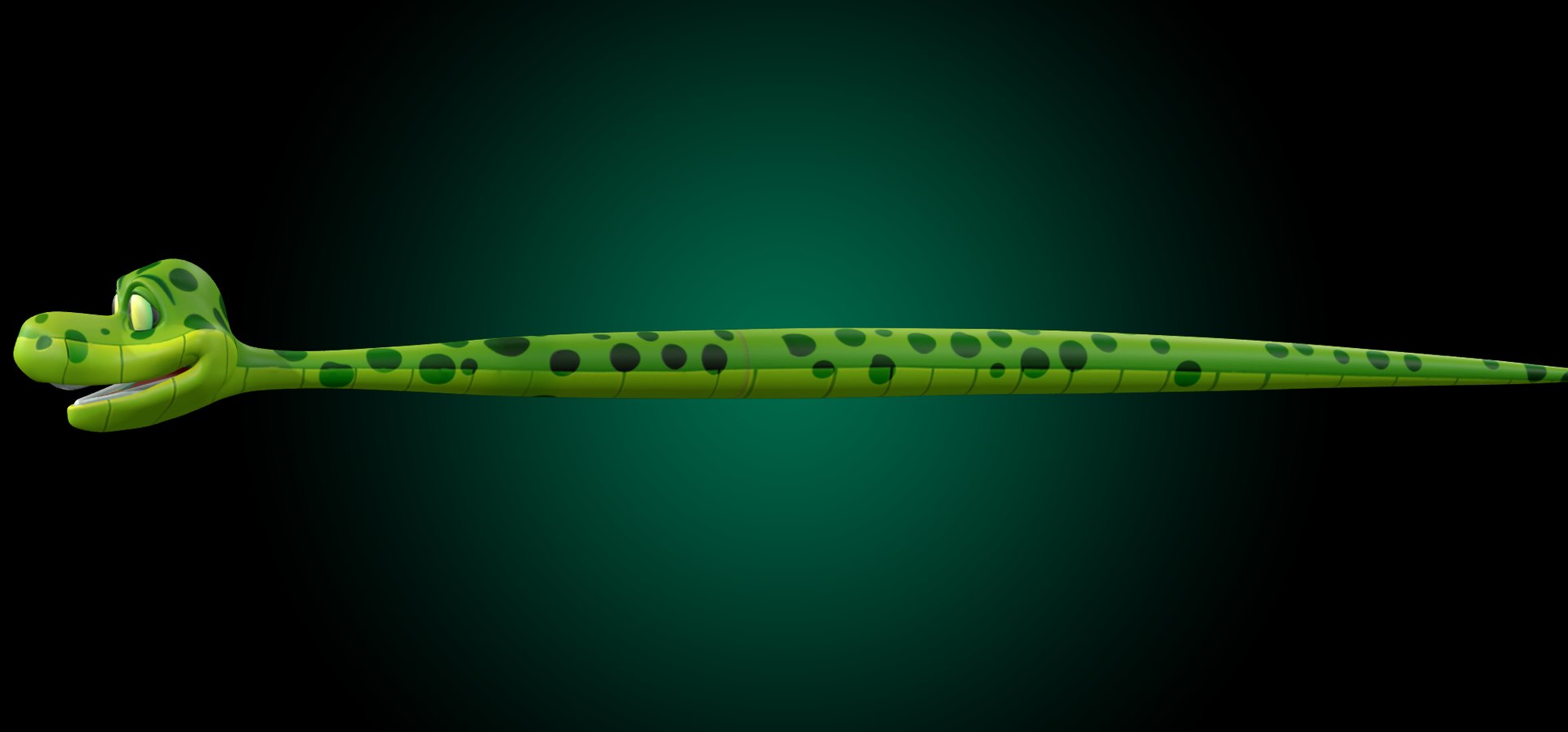 3D Cartoon Snake Rig Model - TurboSquid 1888734