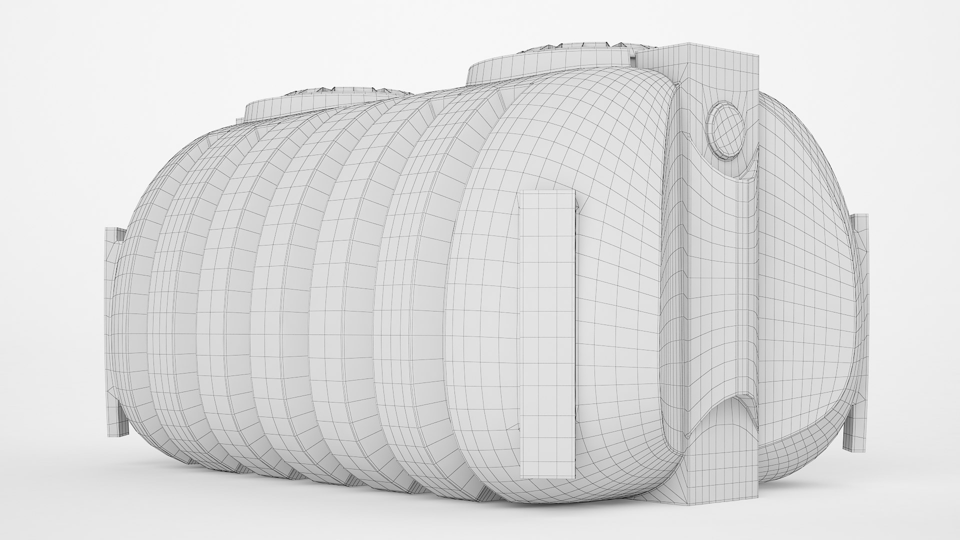 3D Model Low Profile Plastic Septic Tank 05 - TurboSquid 2058784