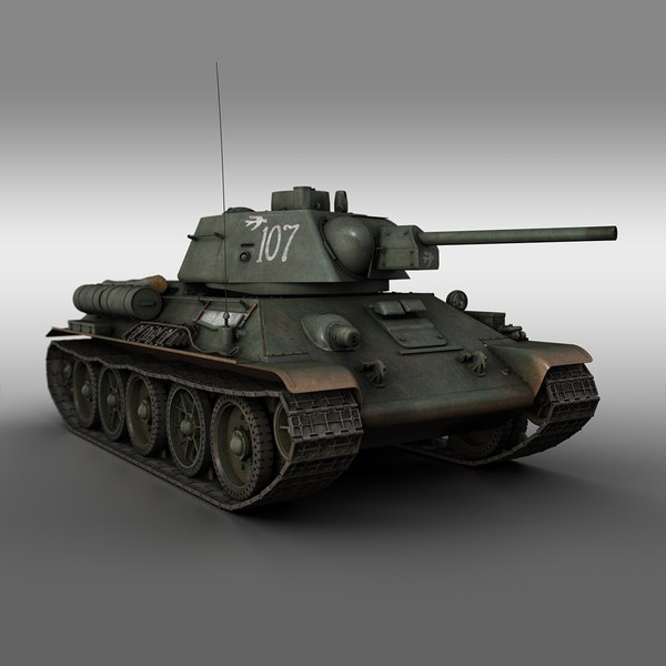 T-34 3D Models for Download | TurboSquid