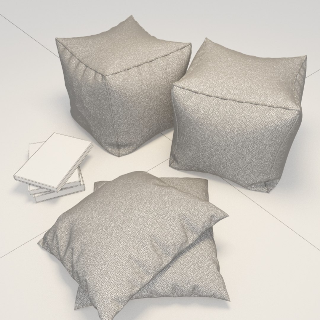 3d Pouffee Pouf