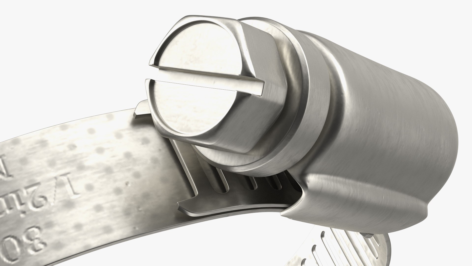 3D Hose Clamp Stainless Steel 30 44mm model - TurboSquid 1810254