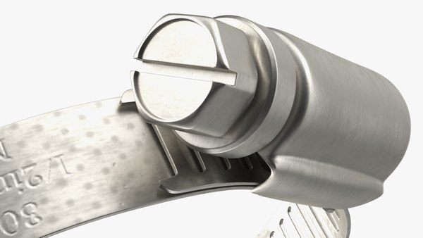 3D Hose Clamp Stainless Steel 30 44mm model - TurboSquid 1810254