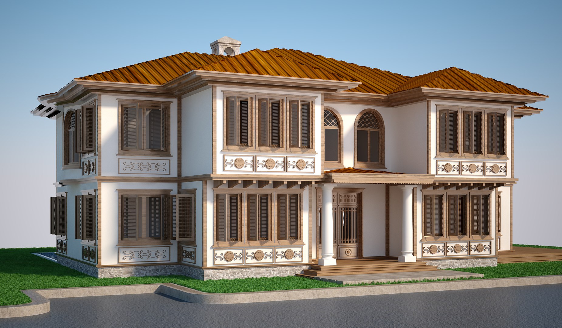 3D Modern Turkish House - TurboSquid 1185566