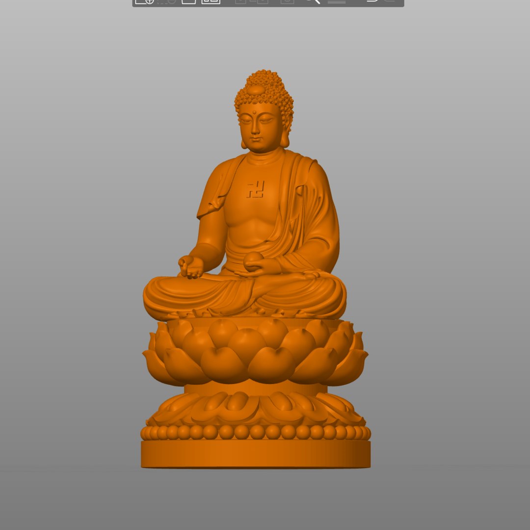 modelo 3d Combo 7 poses de la estatua de Budhha Archivo digital STL ...