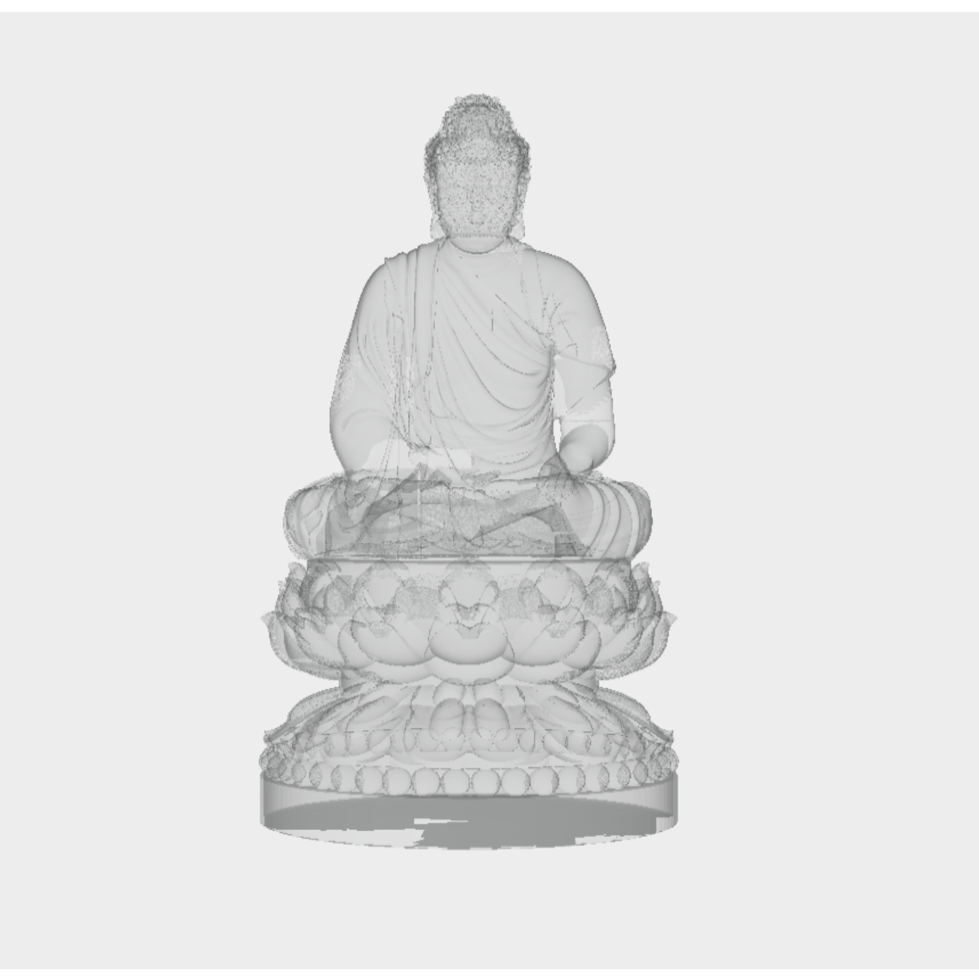 modelo 3d Combo 7 poses de la estatua de Budhha Archivo digital STL ...