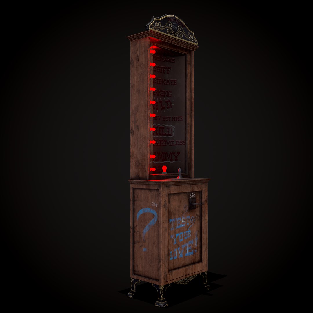 3D Love O Meter Model - TurboSquid 1857198