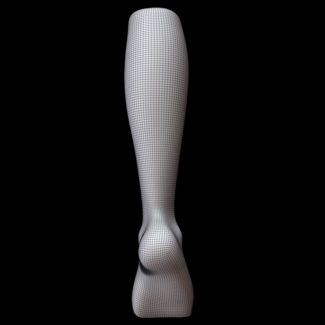 3D Mannequin Foot Man - TurboSquid 1294182