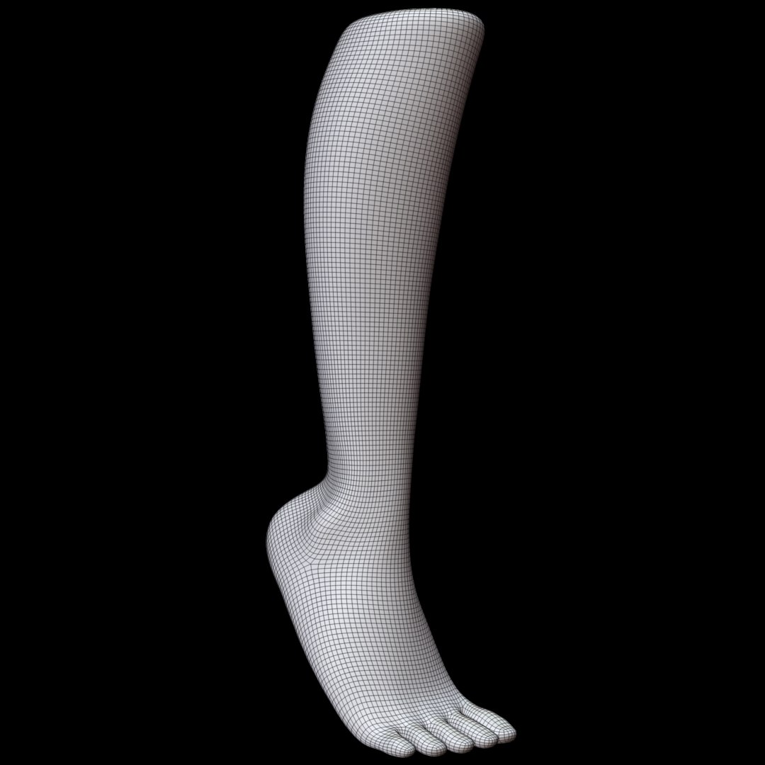 3D Mannequin Foot Man - TurboSquid 1294182