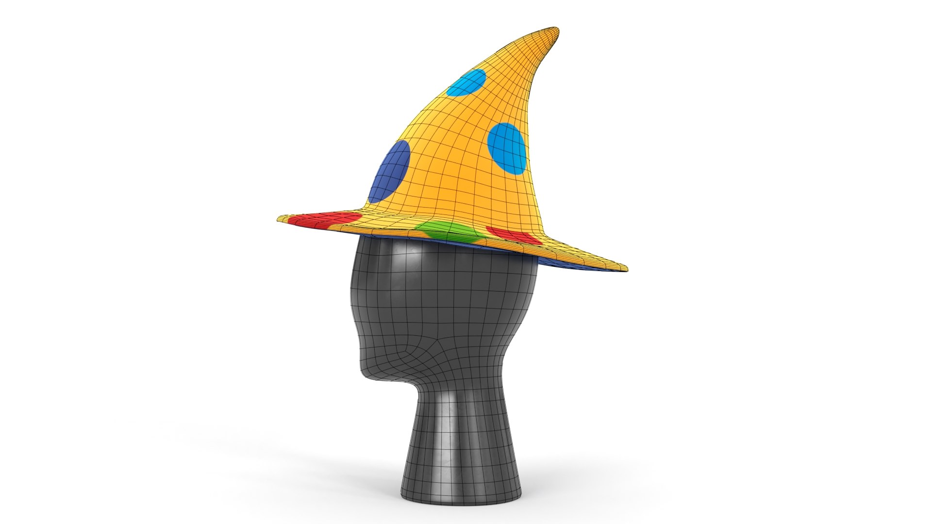 Clown Hat 3D Model - TurboSquid 1642344