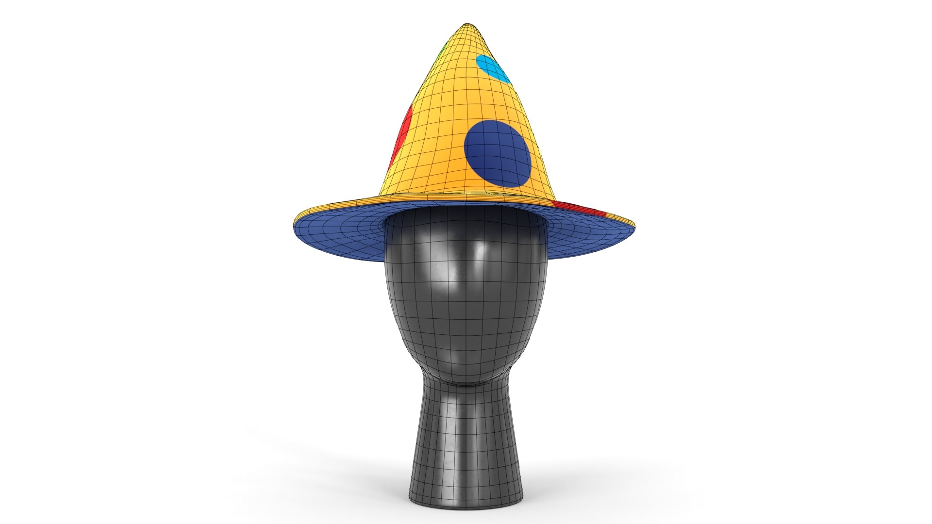 Clown Hat 3D Model - TurboSquid 1642344