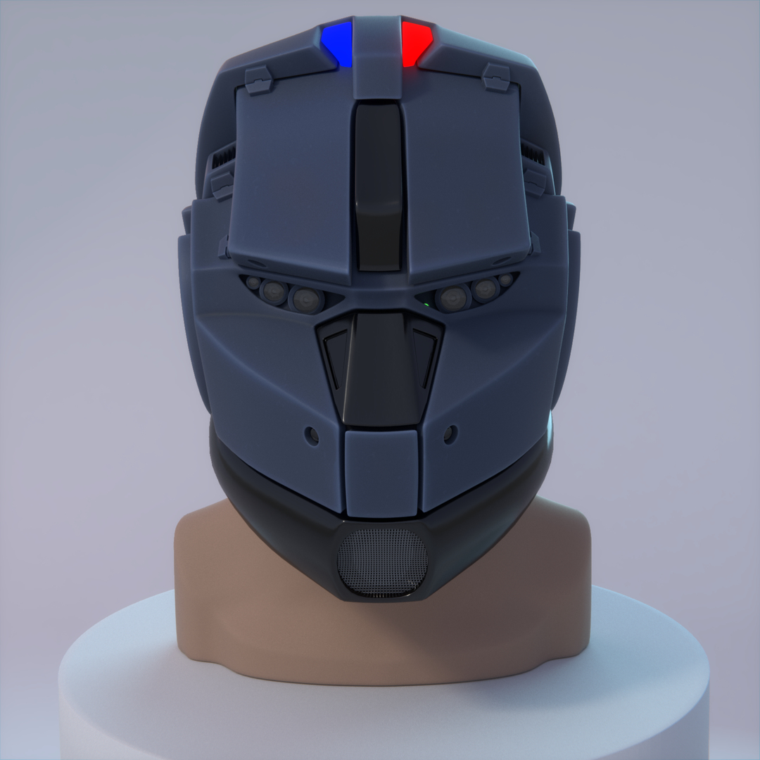 3d Model Blender Helmet