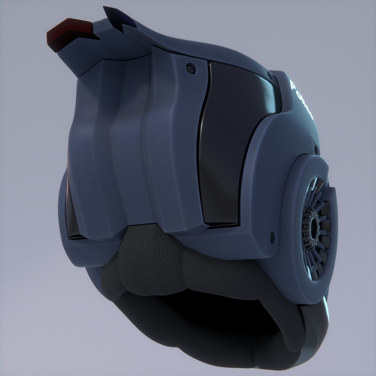 3d model blender helmet