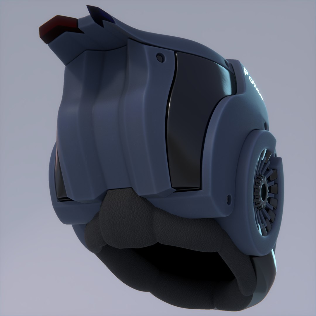 3d Model Blender Helmet