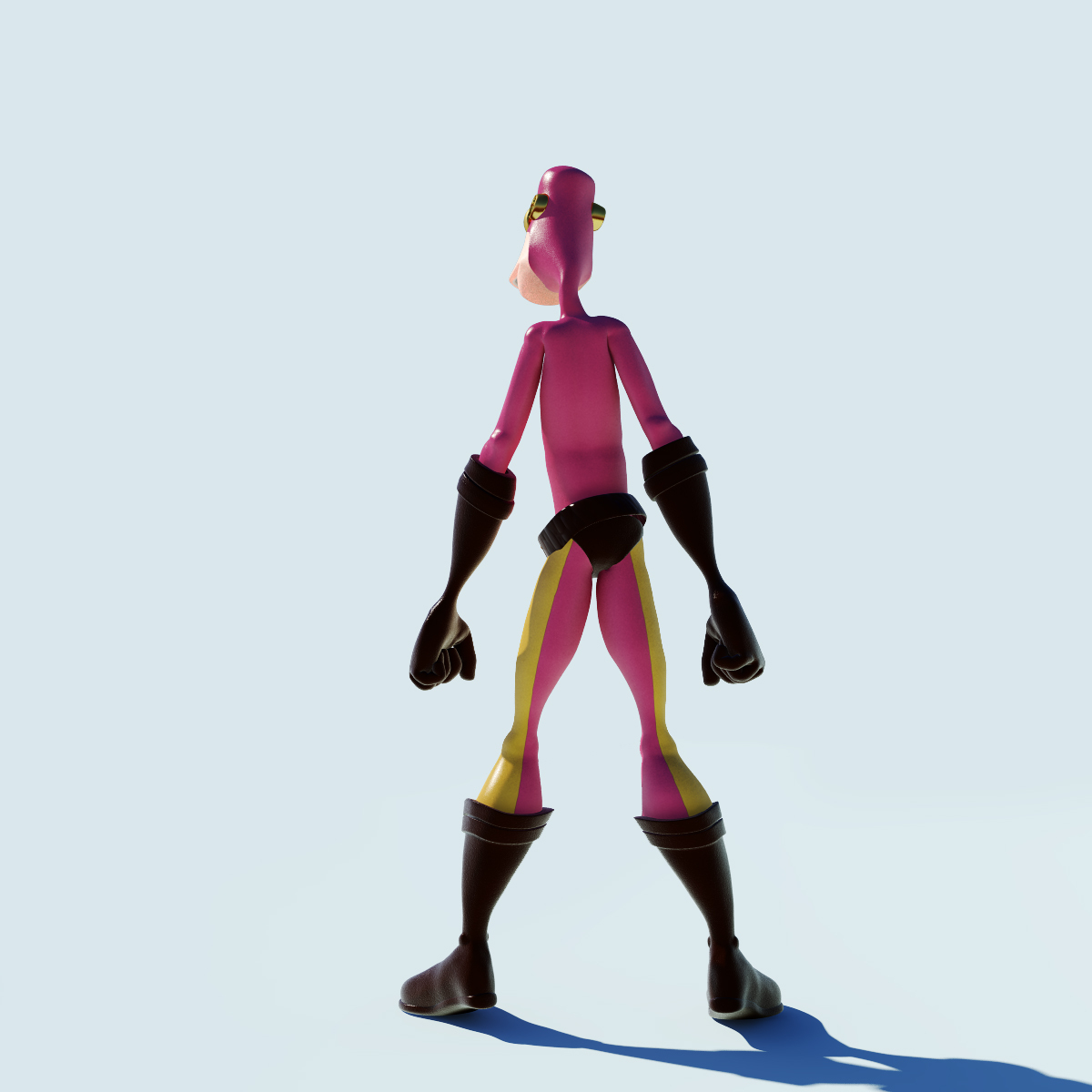 3d super hero model