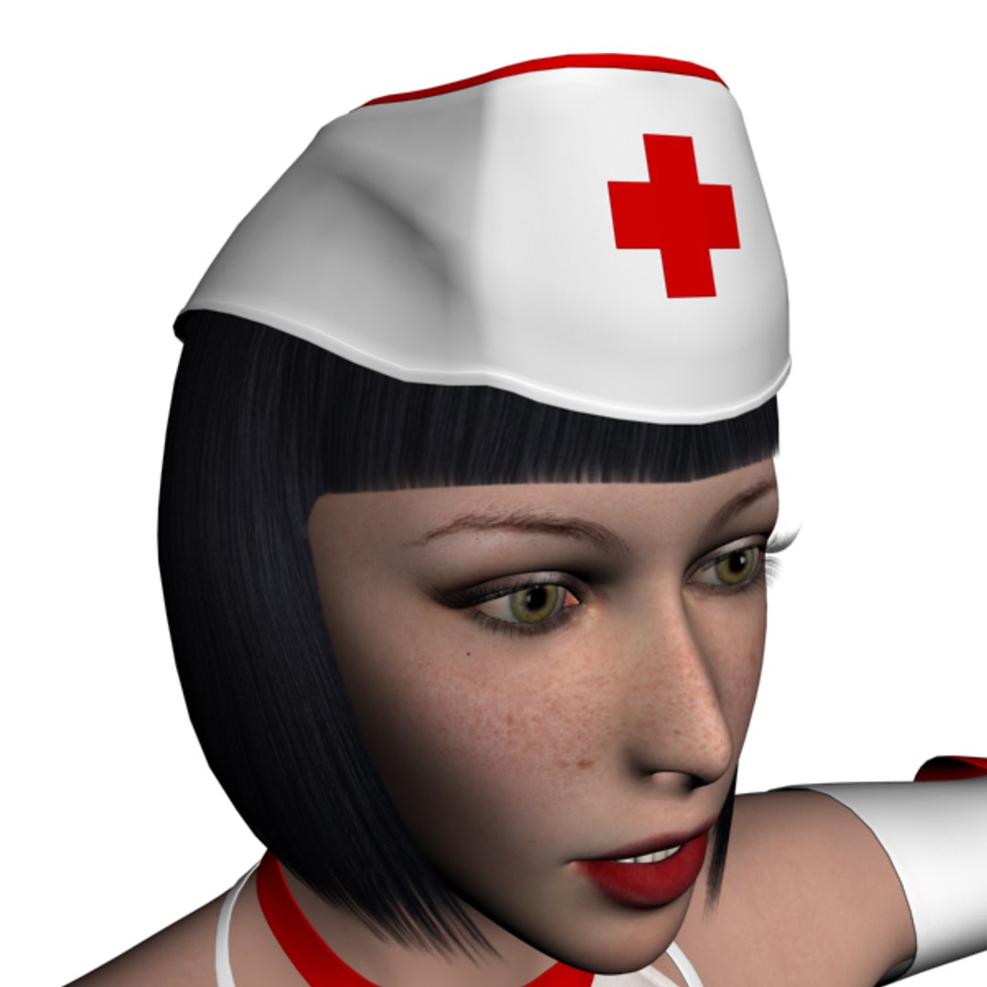 Nurse Realistic Female Character Human 3d Model