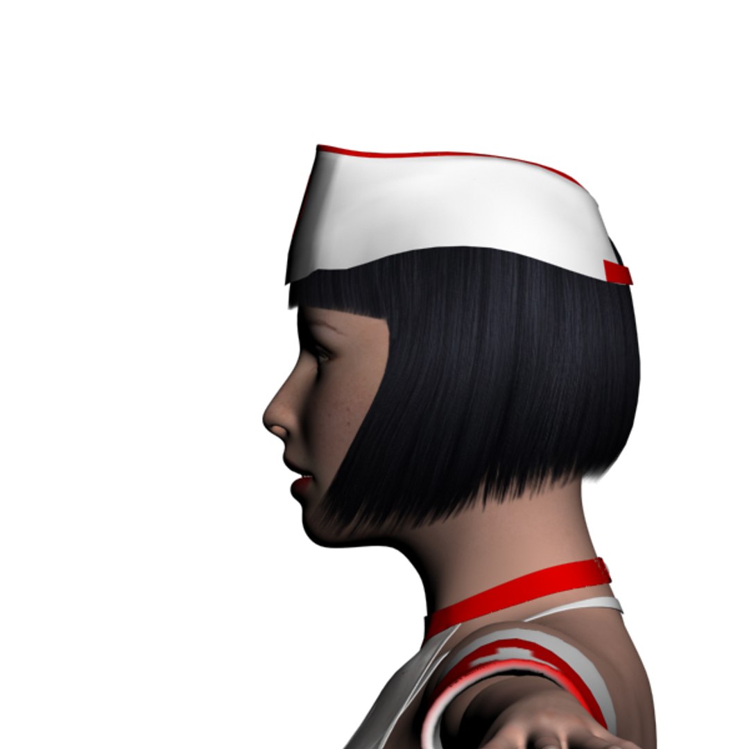 Nurse Realistic Female Character Human 3d Model
