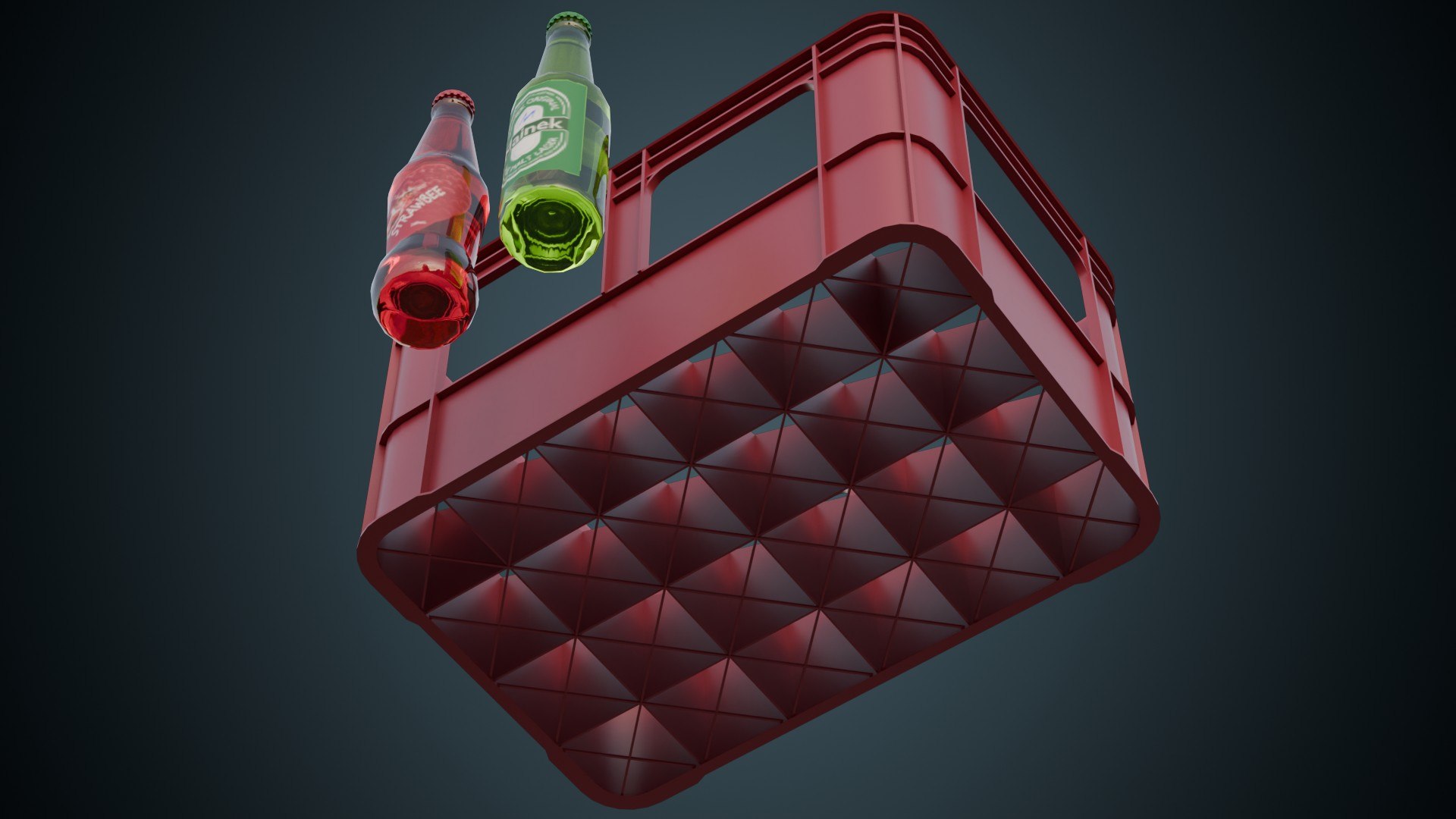 Plastic Crate 1A 3D - TurboSquid 2242333