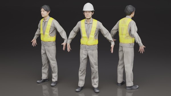 3d security officer model