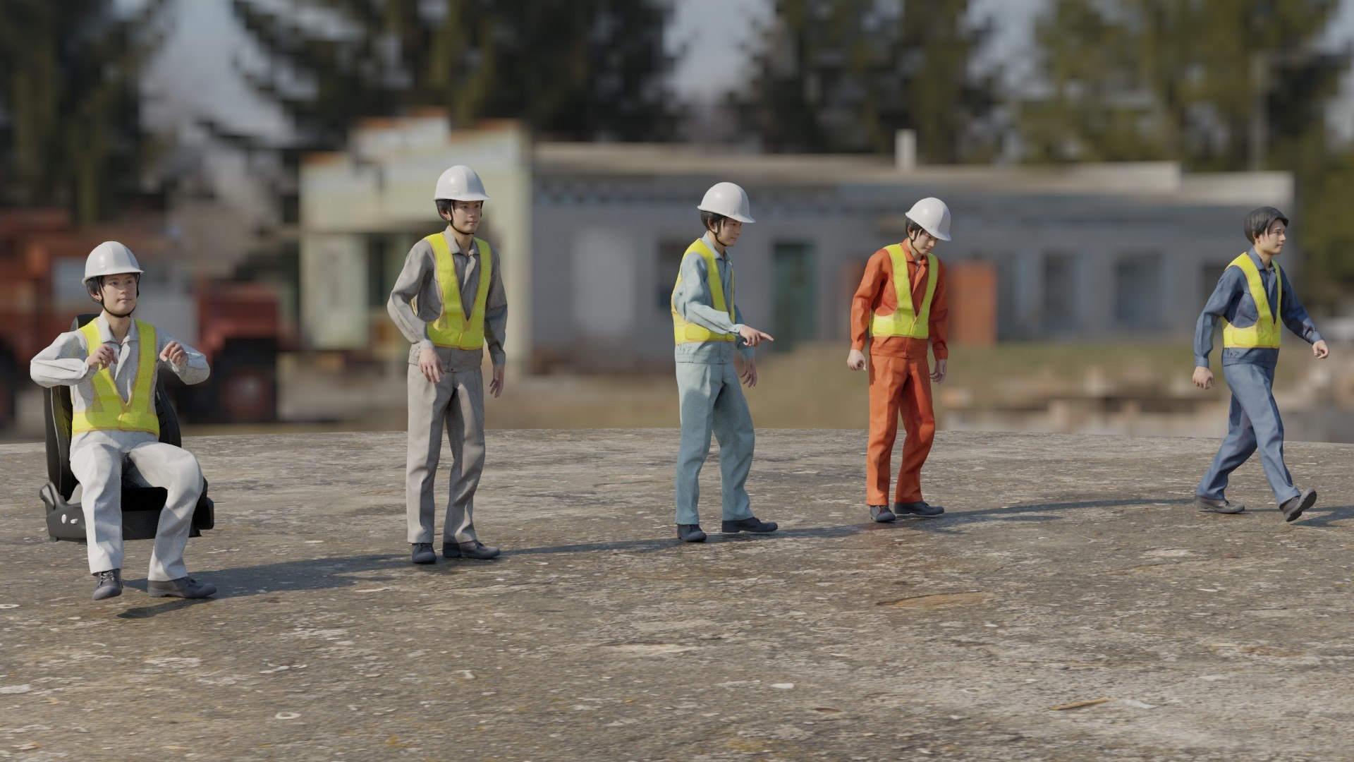 3D Animated 3D-Operator 136HiroE10 - TurboSquid 1934851