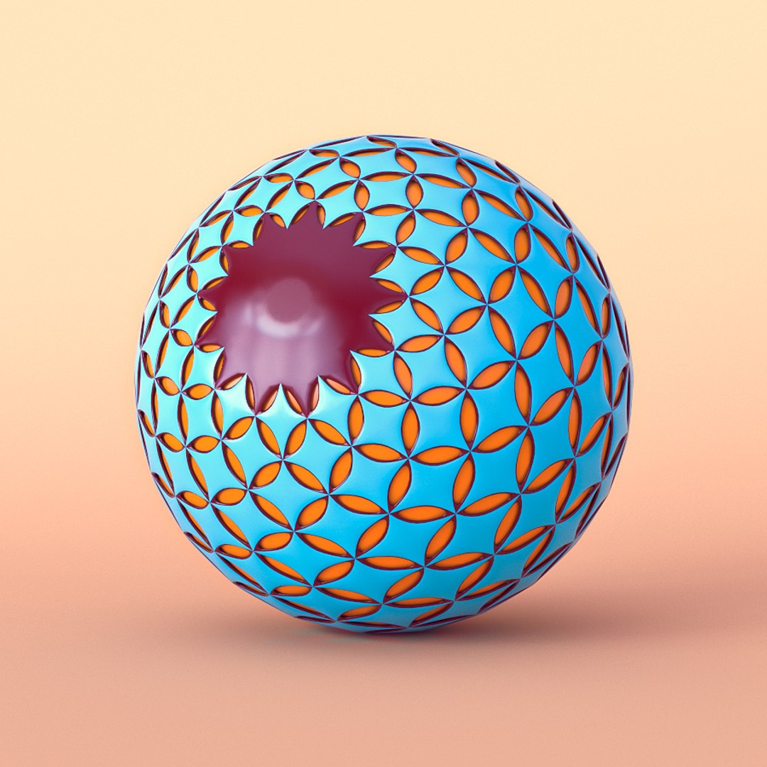 3D Abstract Sphere - TurboSquid 1798607