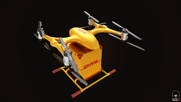 modelo 3d Dron EHang DHL Express - TurboSquid 1432942