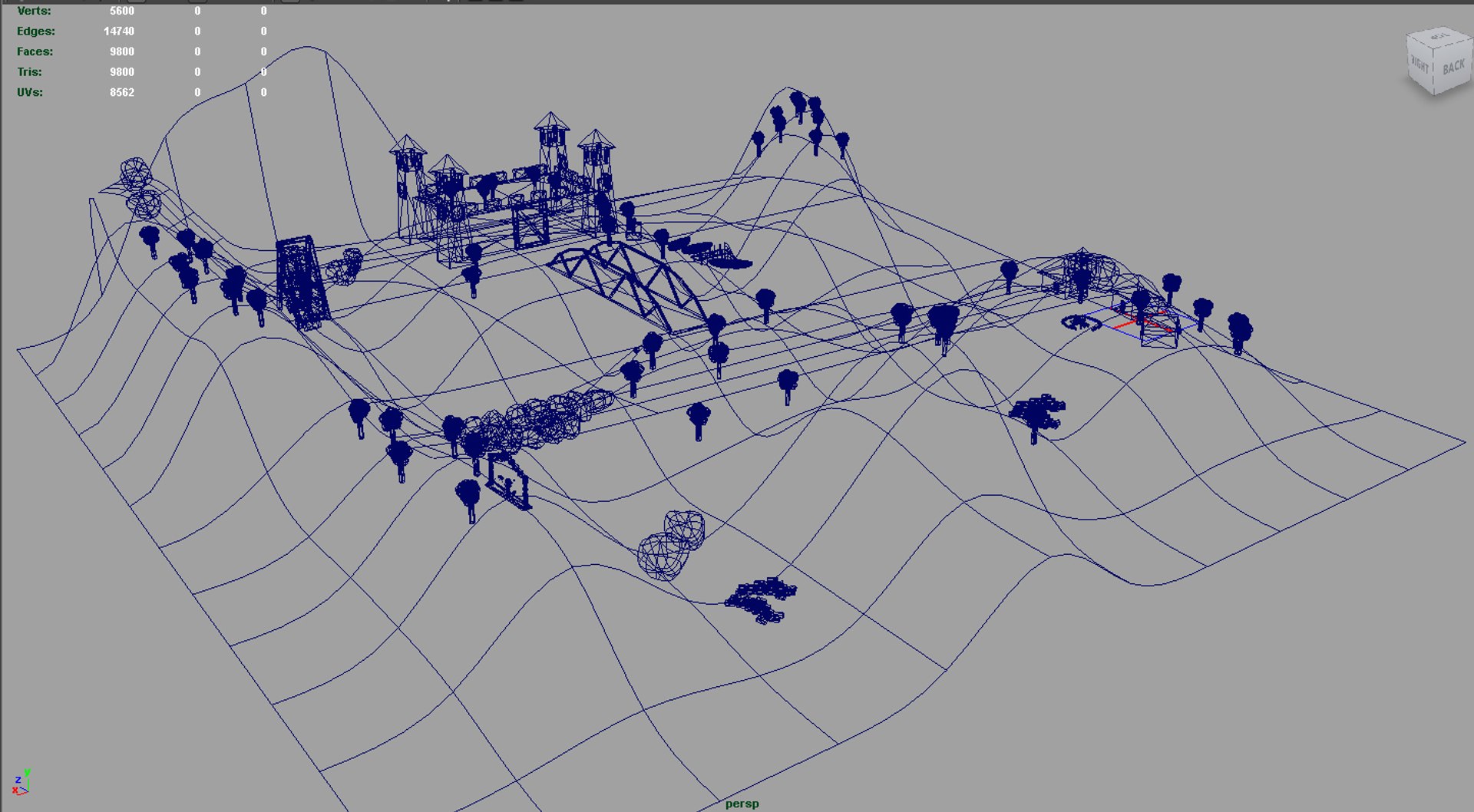 Castel Cartoon Fbx