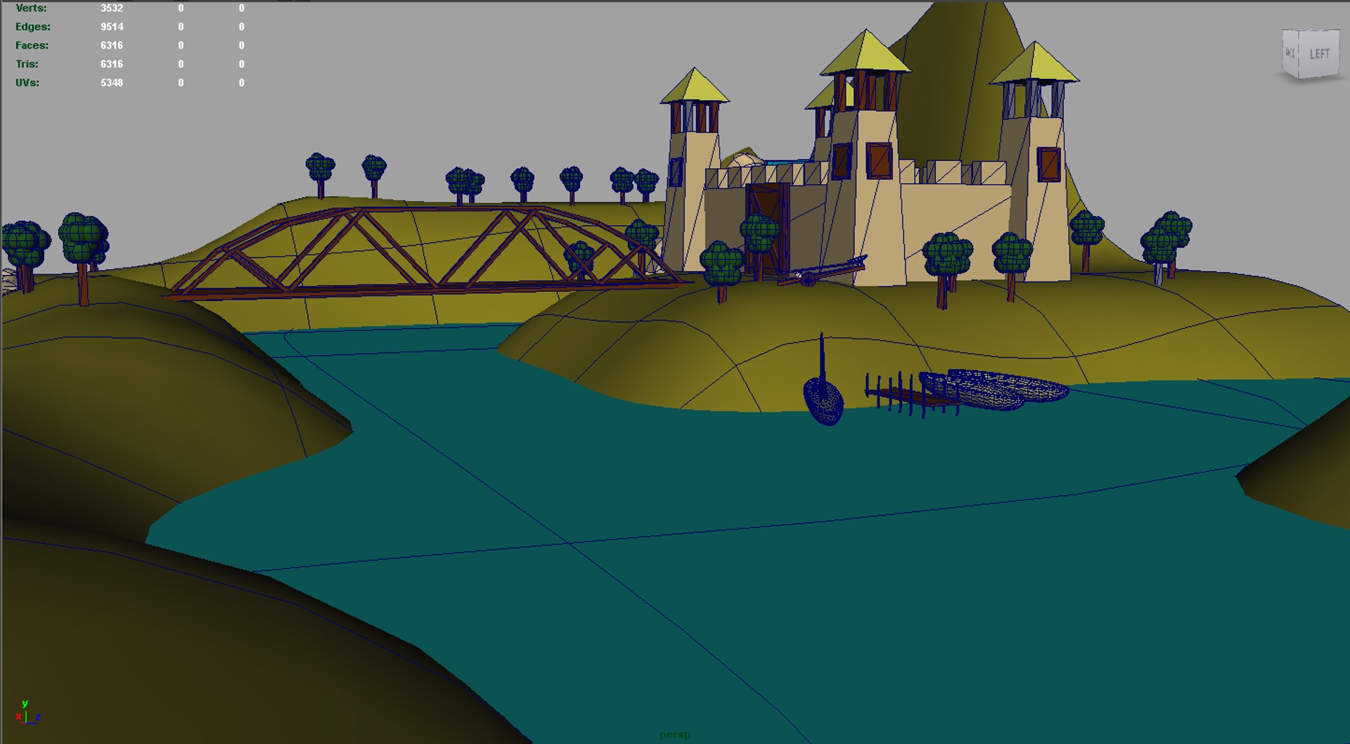 Castel Cartoon Fbx