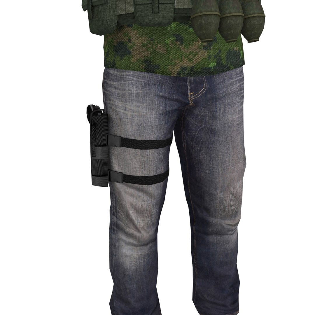 3d rigged ira soldier model