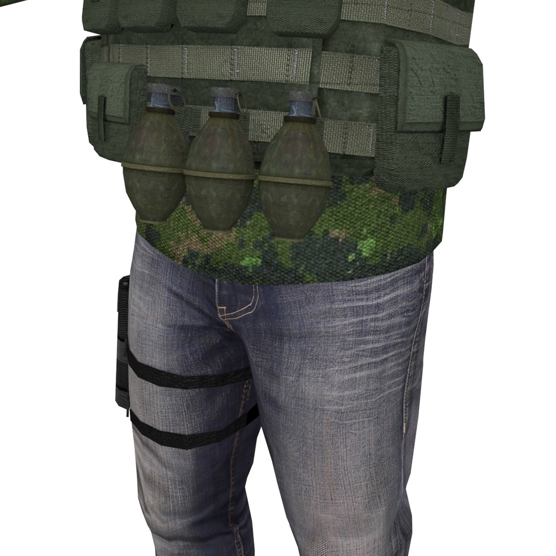 3d rigged ira soldier model