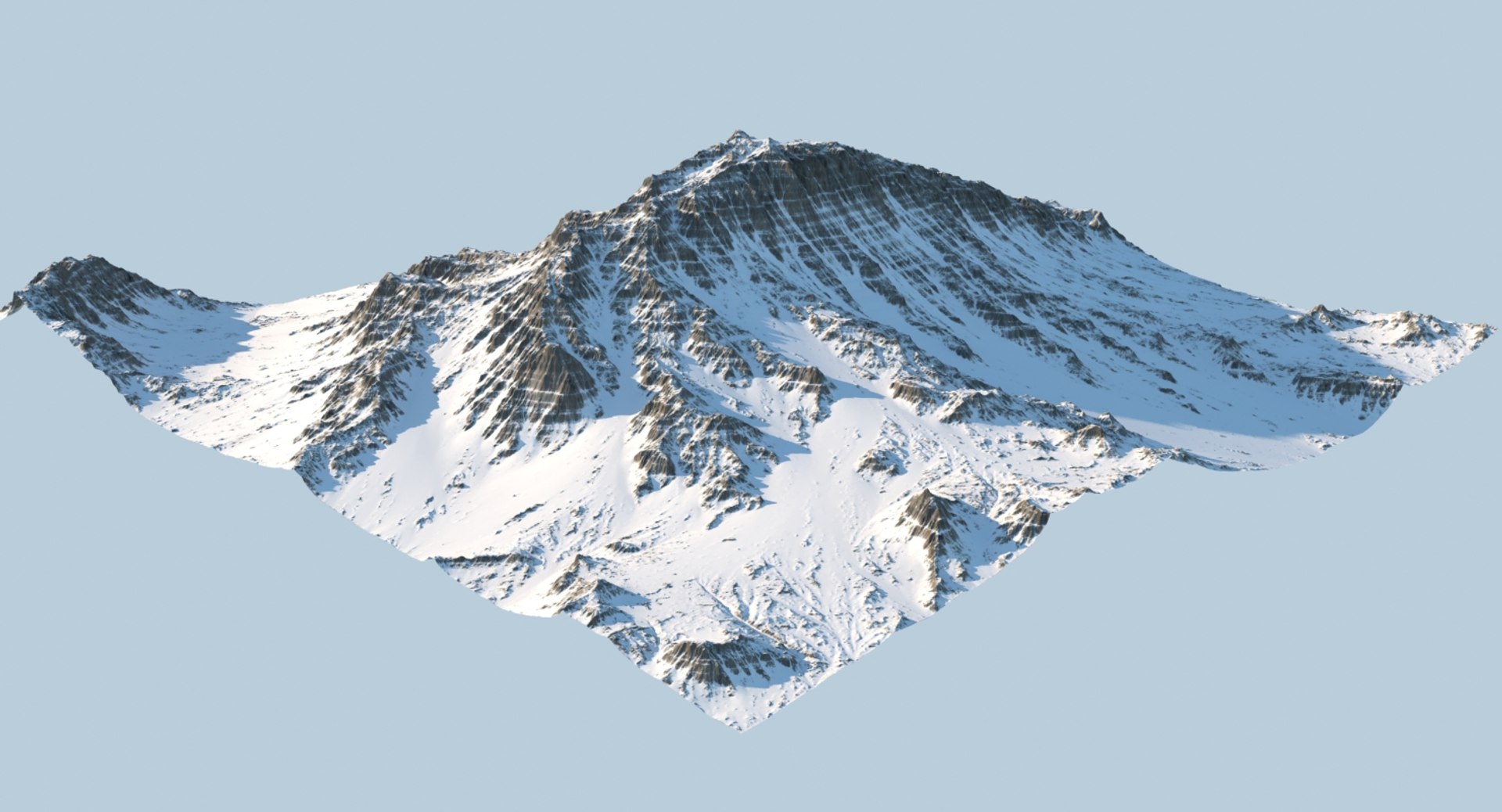 Mountain Realistic 3d Model